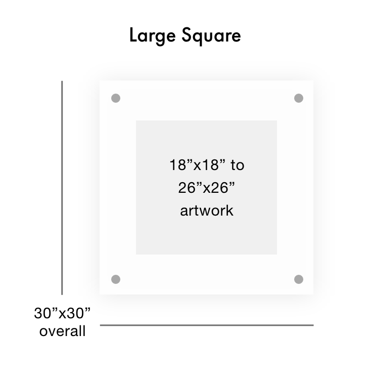LARGE SQUARE ACRYLIC FRAME – Highland Hardware